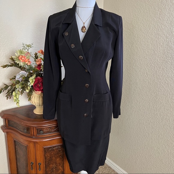 lew magram | Skirts | Vintage Lew Magram Fitted Suit | Poshmark